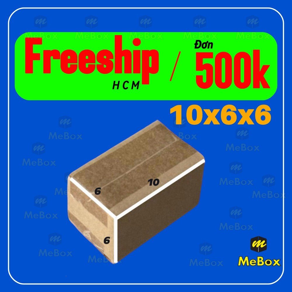 Hộp carton gói hàng 10x6x6 bộ 100 | Shopee Việt Nam