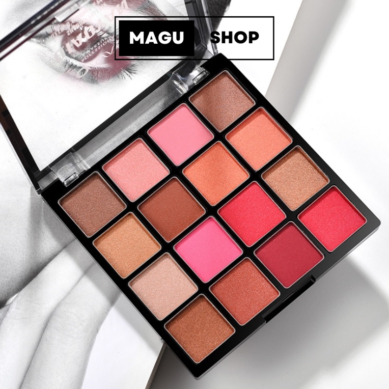Bảng phấn mắt 16 màu Qiaoyan với 3 tông màu siêu hot - Phấn mắt không ...