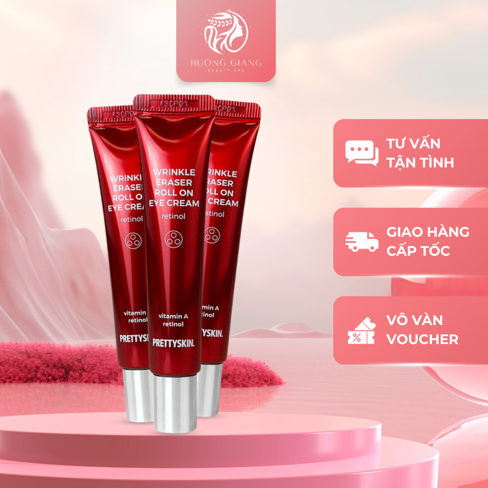 Kem Dưỡng Mắt Retinol Pretty Skin Với 3 Đầu Bi Lăn 360 Độ Tiện Lợi Giúp ...