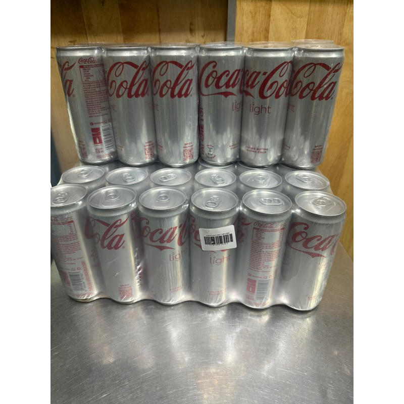 thùng 24 lon nước ngọt coca zero lon không đường 320ml | Shopee Việt Nam