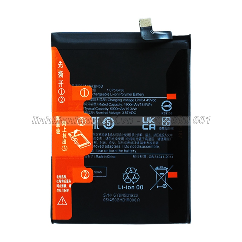 Pin điện thoại Xiaomi Redmi Note 11 4G 2201117TG (BN5D) 5000mAh Zin ...