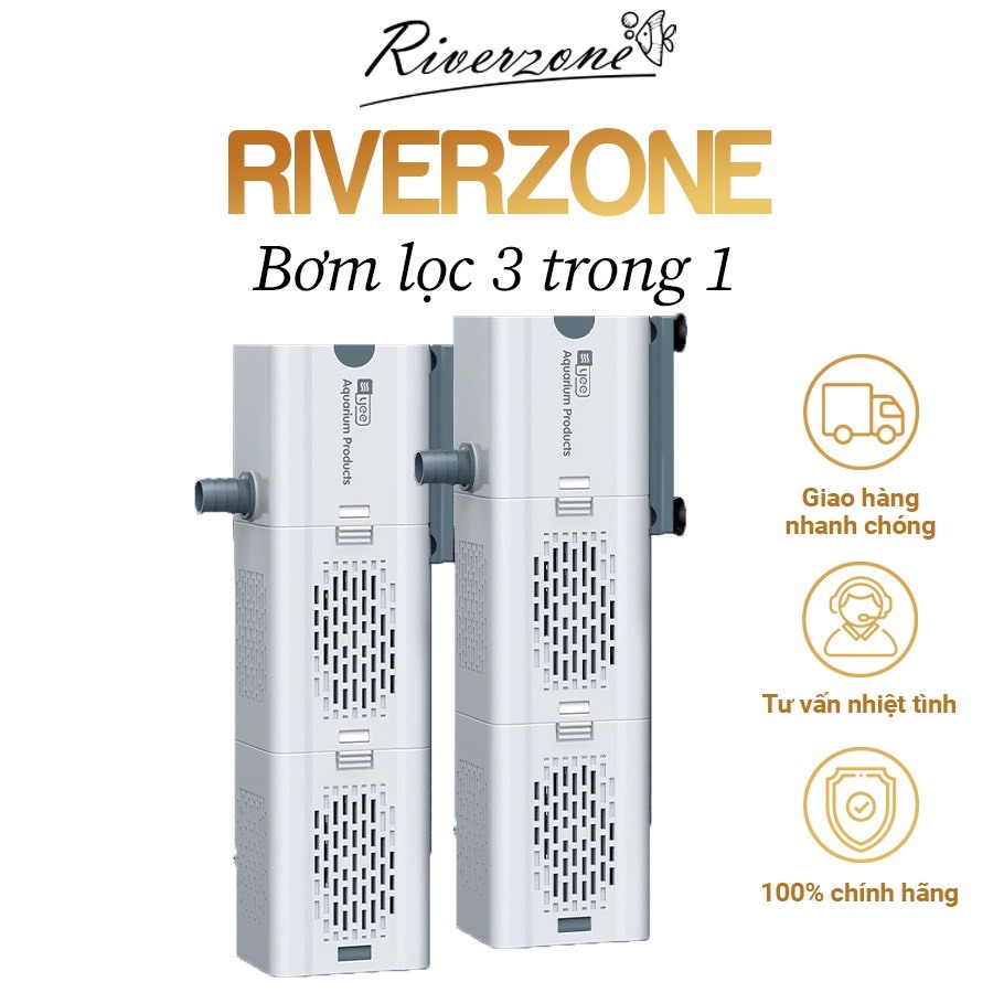 Riverzone-Máy lọc đa năng 3 trong 1 cho bể cá + tạo oxy , tạo sóng | Shopee Việt Nam