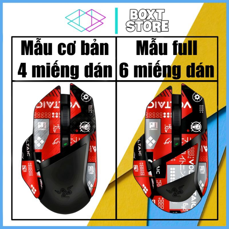 Miếng Dán Grip Tape 3M Chuột Razer Basilisk V2 V3 Pro Ultimate X ...