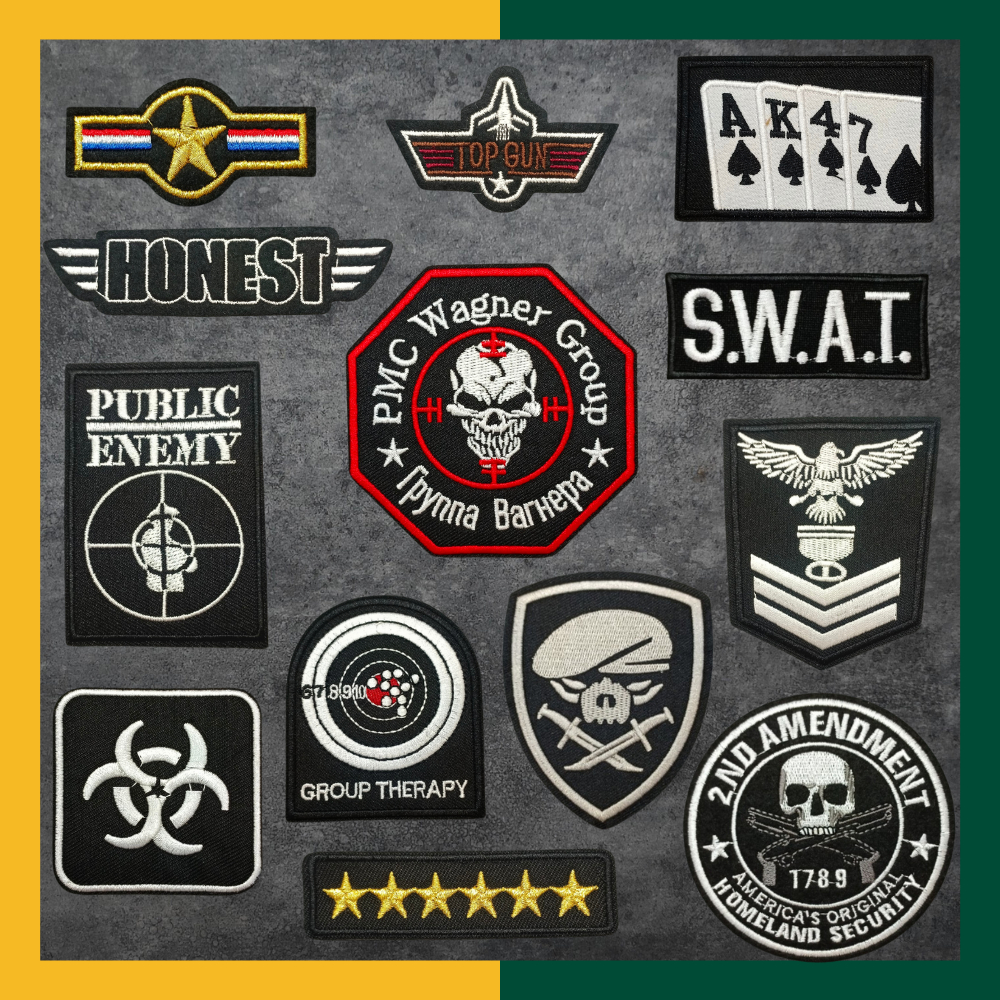 Sticker ủi áo Cao cấp - CÓ KEO ỦI - sticker vải, miếng vá áo, phụ kiện ...