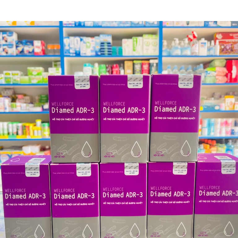Men uống chuyển hóa Đường, Mỡ máu Diamed ADR-3 ( Hộp 30 viên ) | Shopee ...