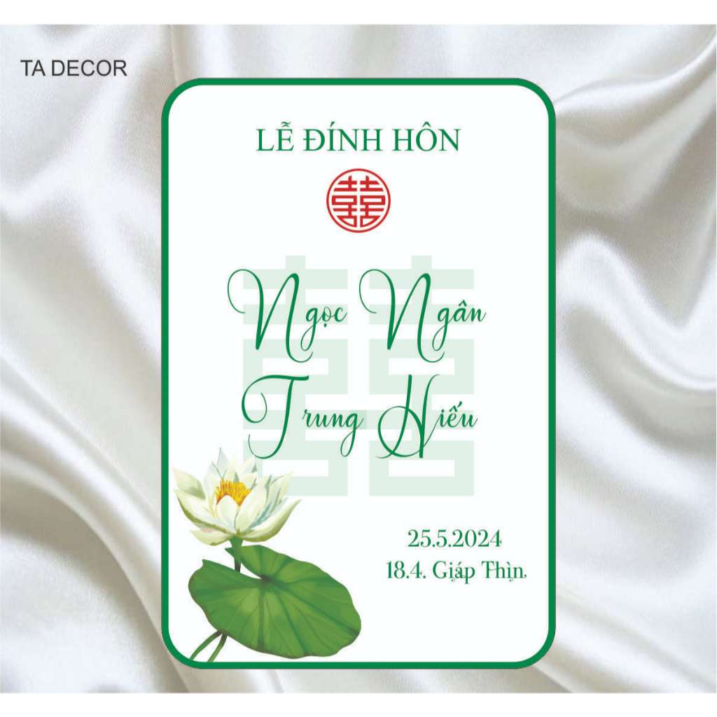TA 05 - BẢNG CHÀO KHÁCH, BẢNG WELCOME HOA SEN | Shopee Việt Nam