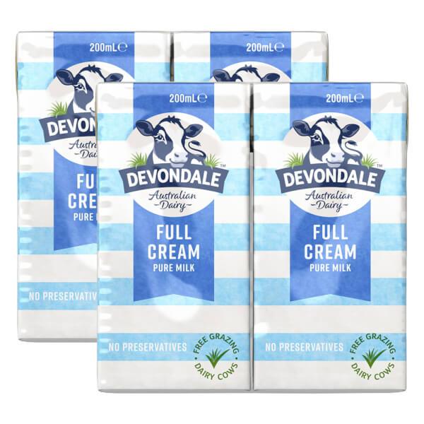 [Thùng 24 hộp 200ml] Sữa tươi Devondale full cream 200ml của Úc - Date ...