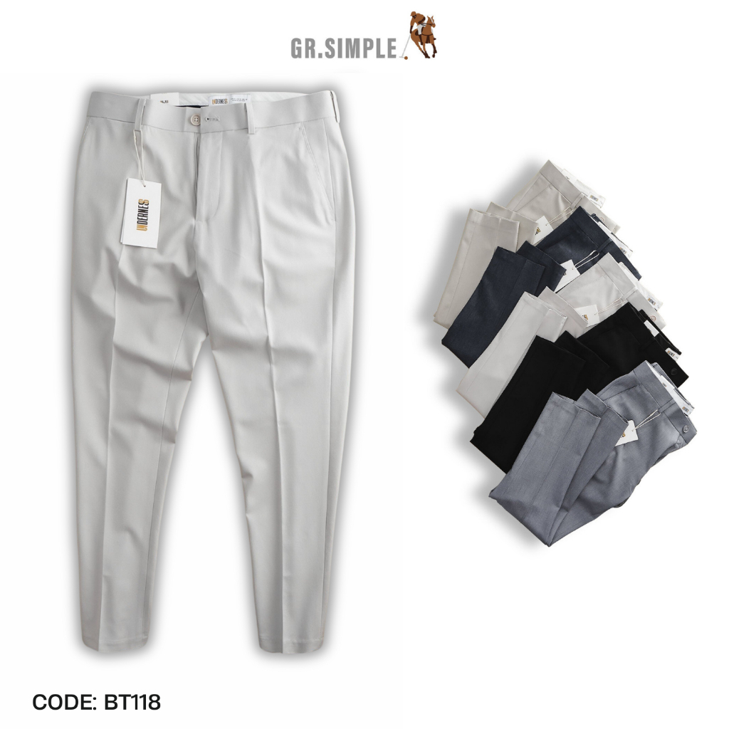 Quần Âu Nam Công Sở (5 màu), Quần Tây Nam GRSIMPLE Dáng Ôm, Phom Hàn Quốc (BT118) | Shopee Việt Nam