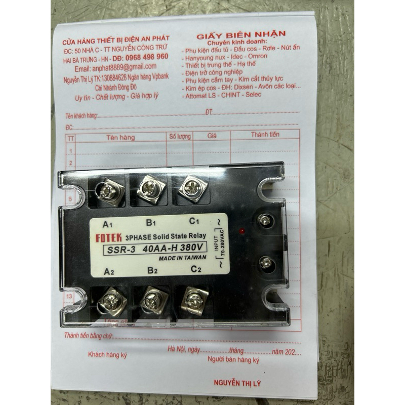 Rơ-le bán dẫn, SSR 3 Pha AC to AC input: 90-250Vac dòng 40A, 60A, 80A, 100A, 120A, 150A, 200A ...