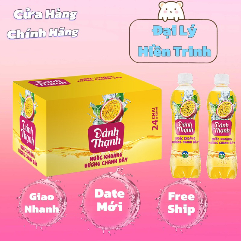 Chanh Dây Đảnh Thạnh Nước Khoáng Có Ga (430ml x 24 chai) | Shopee Việt Nam