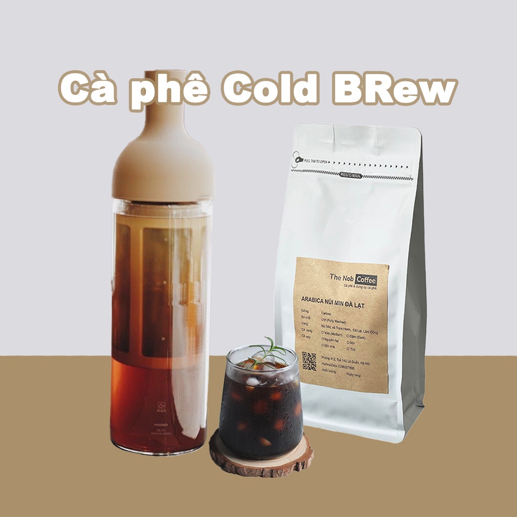 Cà phê pha Cold Brew - Arabica/Robusta Đà Lạt | Túi 500g | Shopee Việt Nam