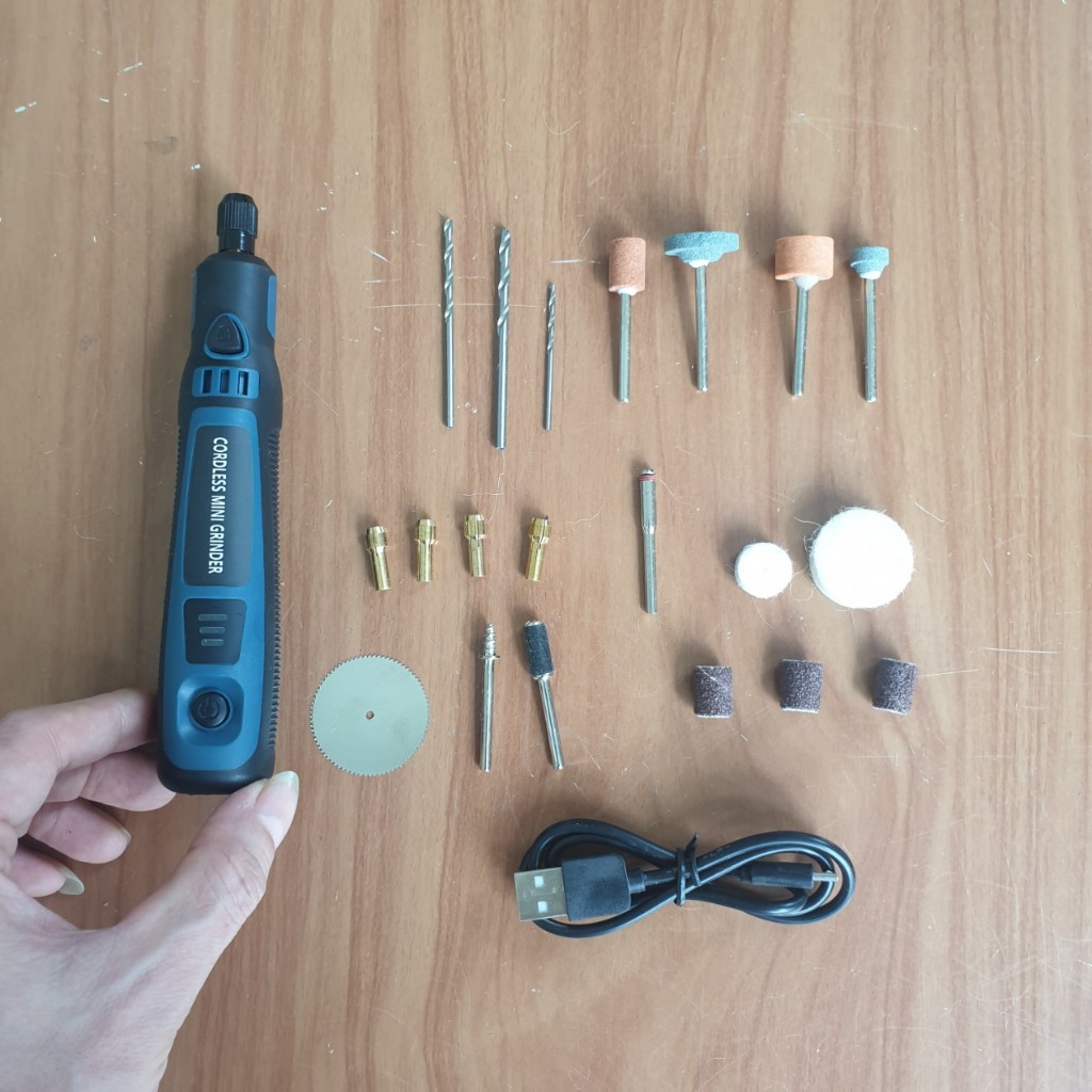 Máy khoan chạy pin cầm tay mini máy khoan mài cắt khắc mni chạy pin sạc ...