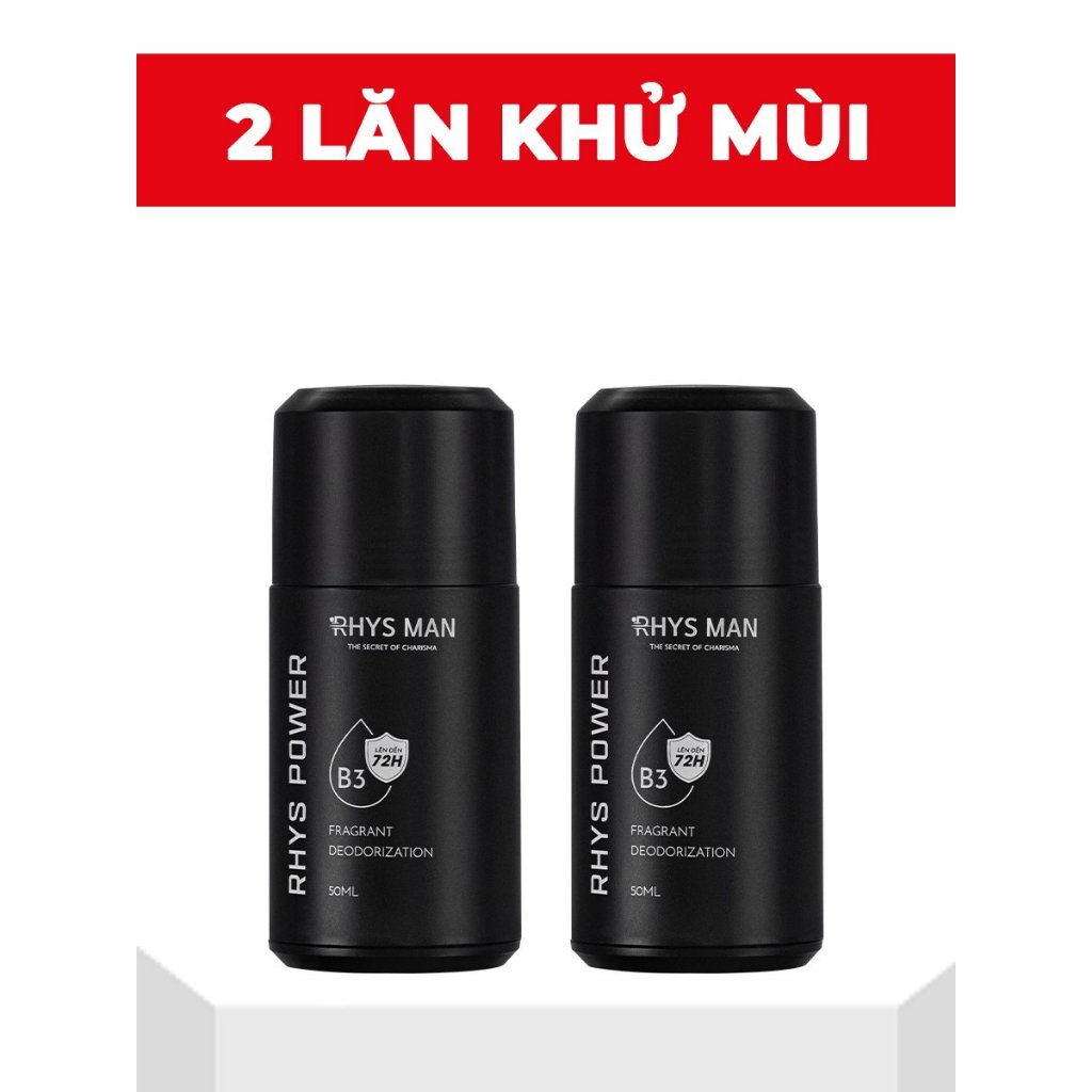 Lăn khử mùi RHYS MAN khử mùi kiểm soát mồ hôi Rhys Power 50ml | Shopee ...