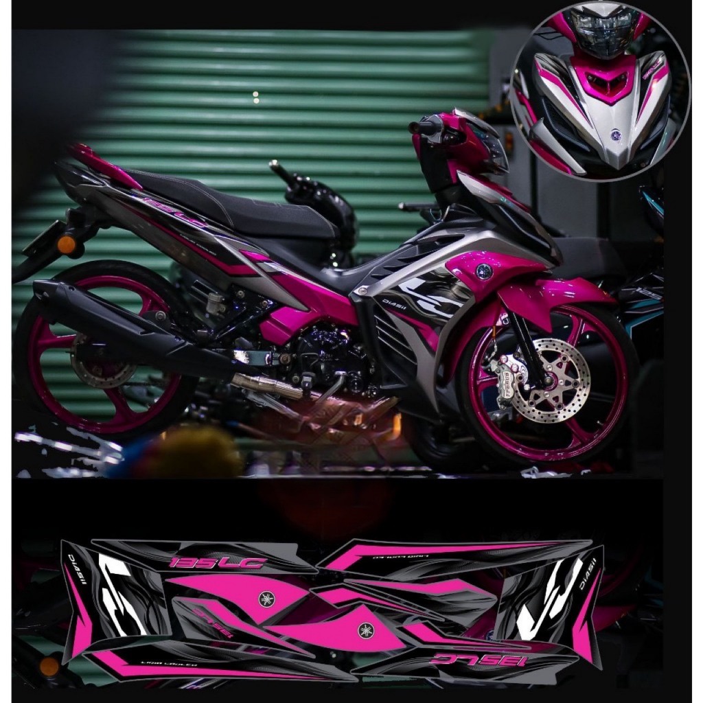 Tem rời exciter 135 LC xe Full Bạc phối nhiều màu | Shopee Việt Nam