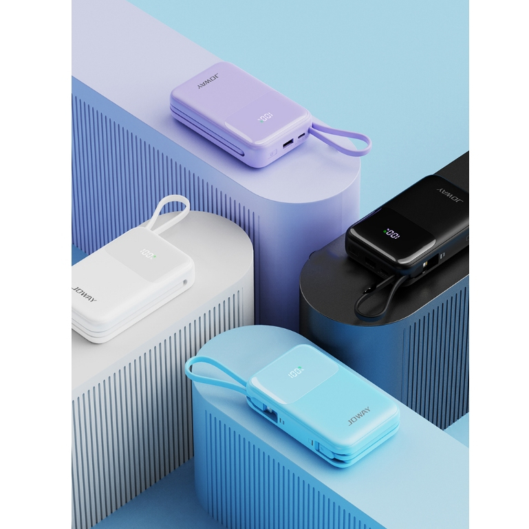 Pin Dự Phòng JOWAY JP313 Mini 20000mAh Hỗ Trợ Sạc Nhanh QC 3.0/ PD 22.5W Màn Hình LED Cáp Type C ...