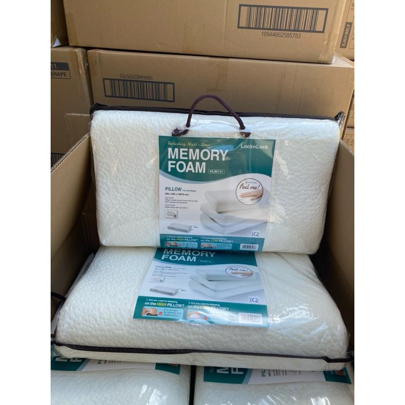 [LOCK&LOCK GỐI MEMORY FOAM 50D HÌNH CONG LOCK&LOCK - HLW111 | Shopee ...