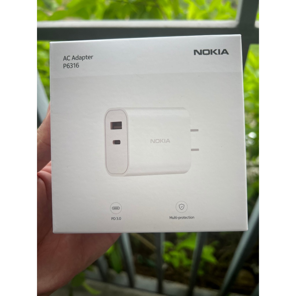 Củ sạc Nokia chính hãng 20w P6316 fullbox DEVICE STORE, 2 cổng Type C ...