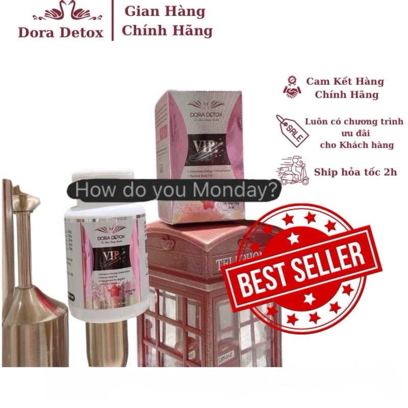DORA DETOX VIP Viên Uống Hỗ Trợ Giảm Cân . Hộp nắp Bật 28 viên. CAM KẾT HÀNG CHÍNH HÃNG | Shopee ...