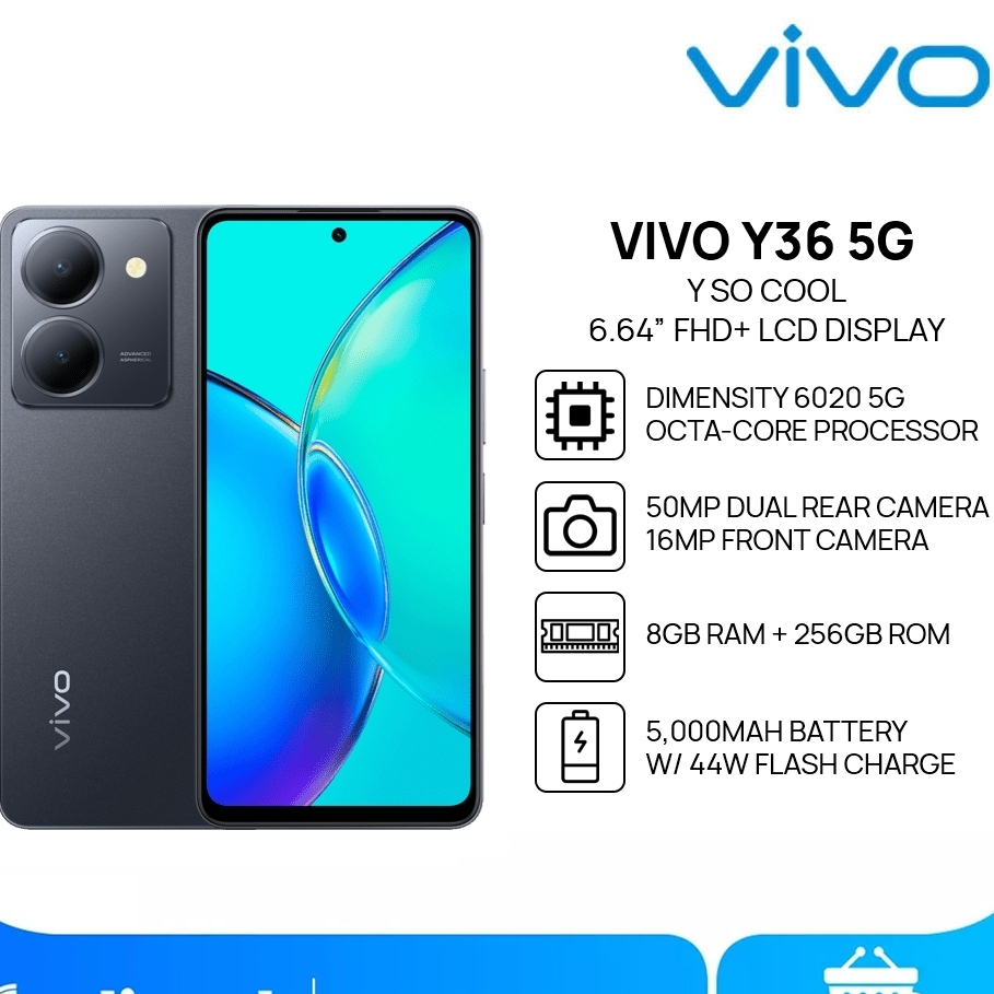 Điện Thoại vivo Y36 5G 8+8GB/256GB - Hàng Chính Hãng | Shopee Việt Nam