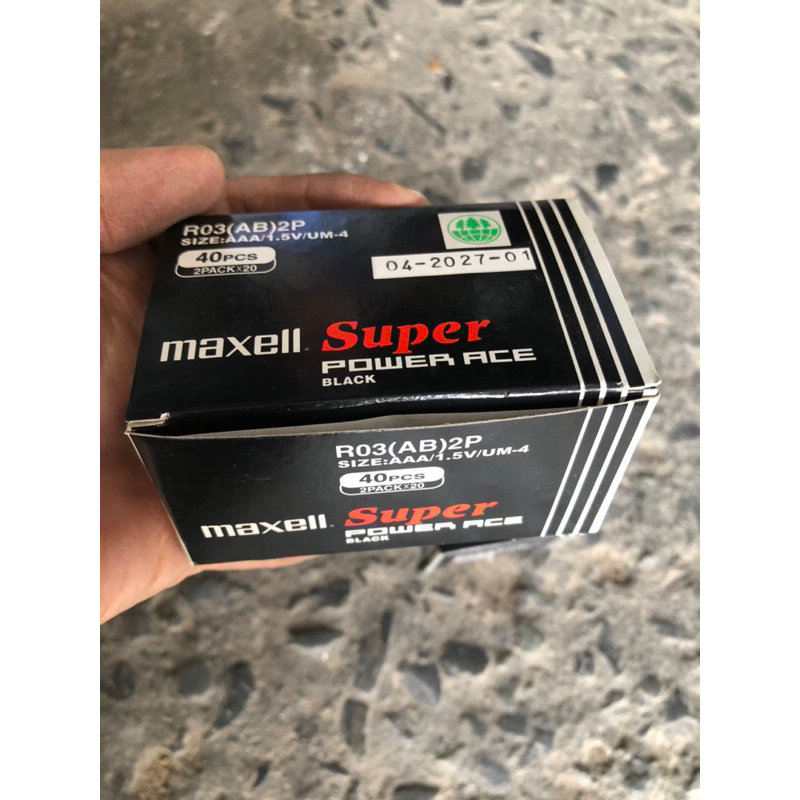 Hộp 40 viên pin AA, AAA Maxell Super Power Chính Hãng | Shopee Việt Nam