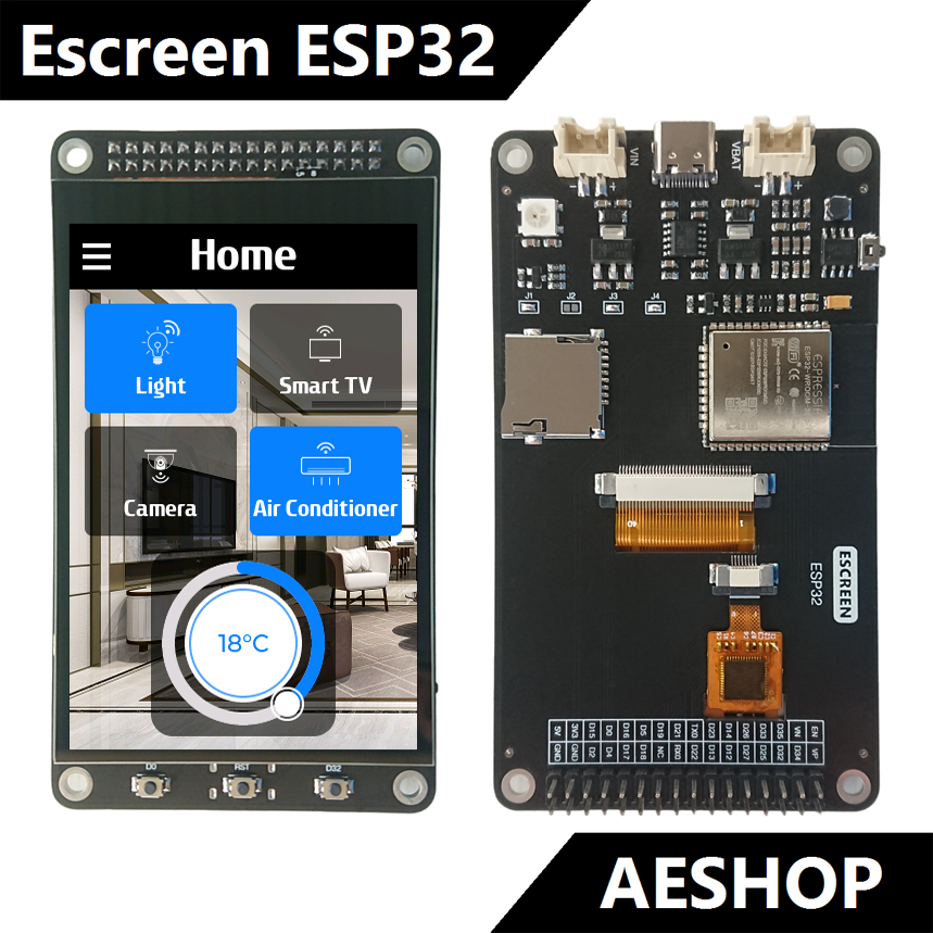 Escreen ESP32 3.5 inch Cảm ứng điện dung | Shopee Việt Nam
