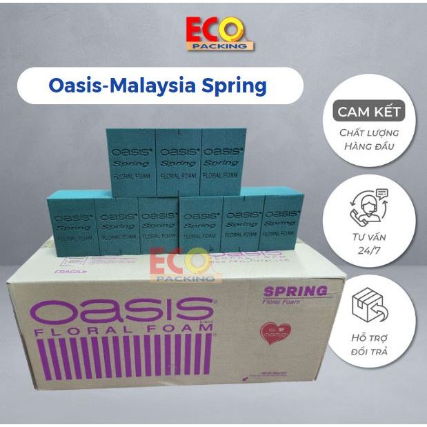 Xốp cắm hoa Oasis Spring NHẬP KHẨU CHÍNH HÃNG MALAYSIA -thùng 20 viên ...