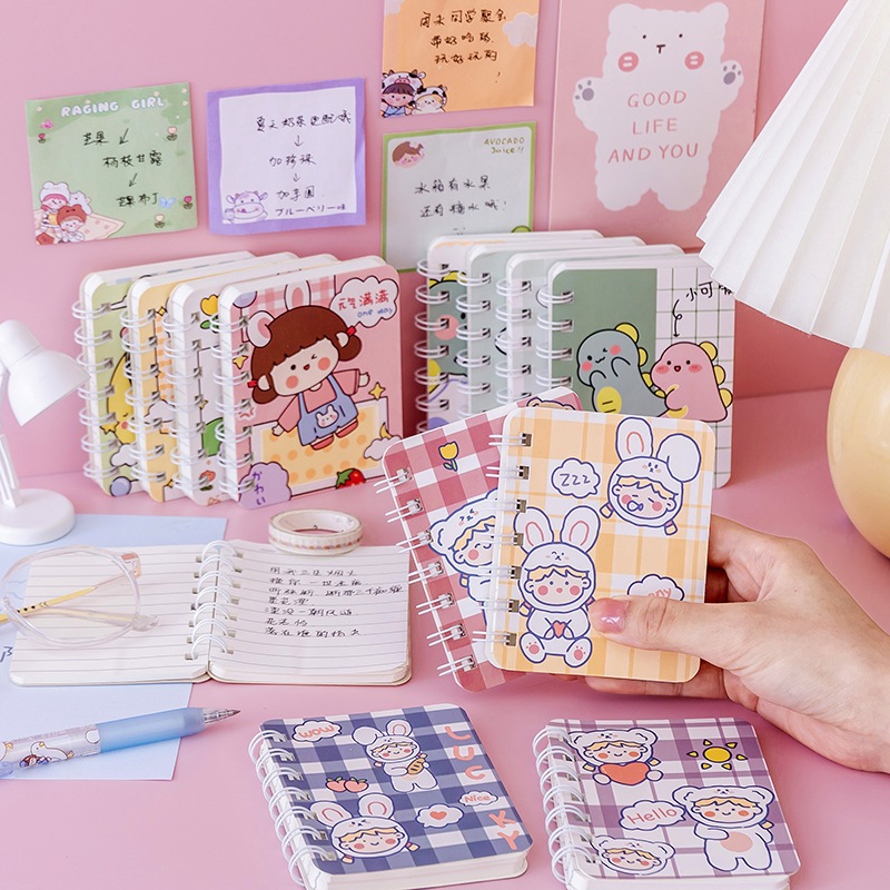 Sổ tay ghi chép mini 80 trang A7 có dòng kẻ nhỏ gọn bỏ túi , sổ tay ...