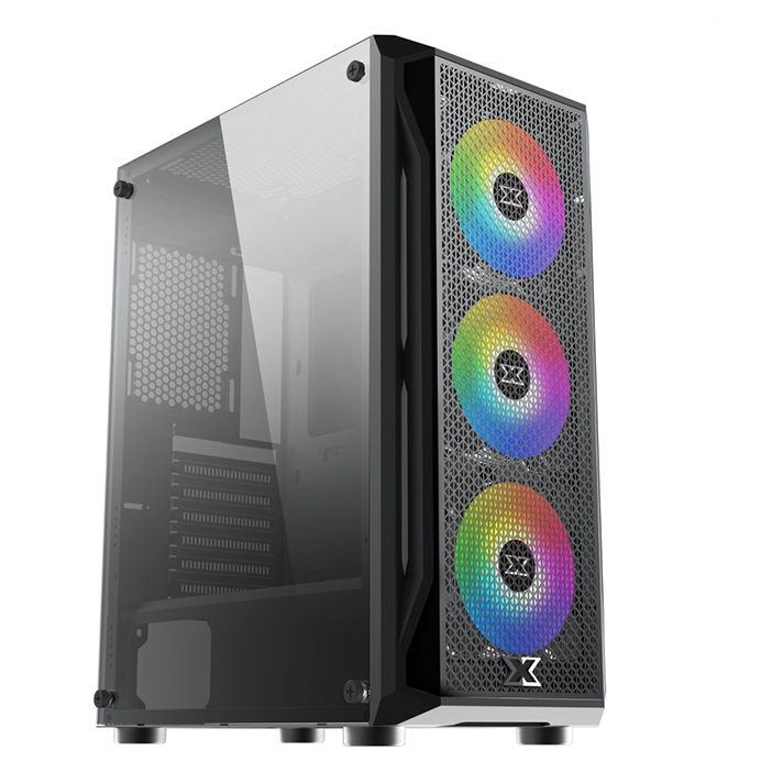 VỎ CASE XIGMATEK GAMING X 3F ( MID TOWER / MÀU ĐEN) KÈM 03 FAN - BẢO ...