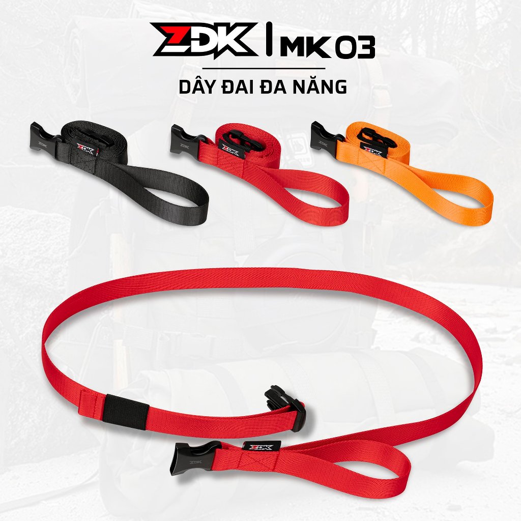 ZDK MK03, Dây Đai Đa Năng Buộc Hành Lý, Cố Định Đồ Dùng, Chất Liệu Dây ...