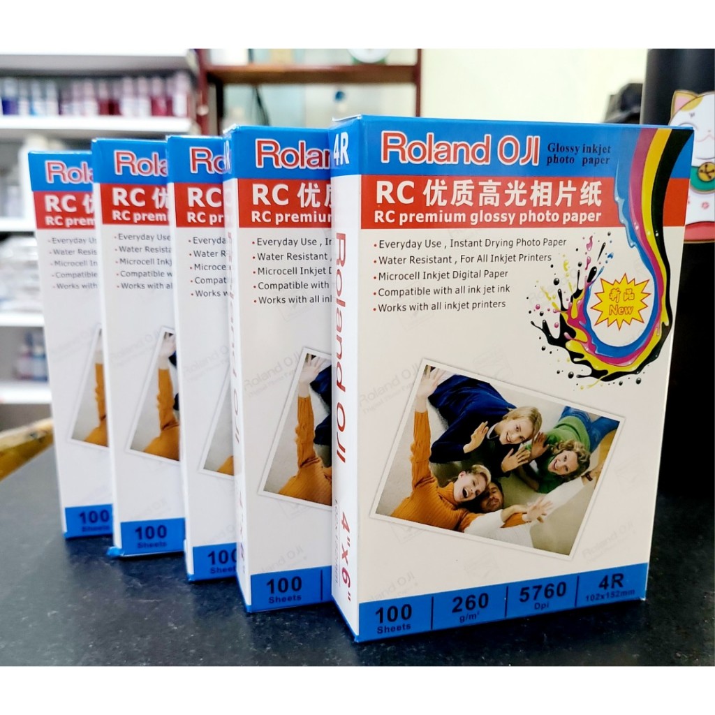 GIẤY IN ẢNH GLOSSY RC A6 260G( XẤP 100 TỜ) | Shopee Việt Nam