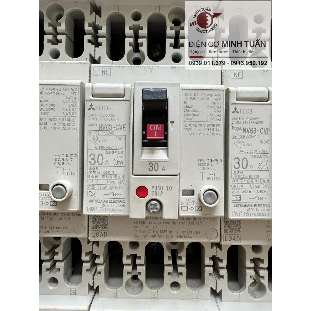 Aptomat chống giật Mitsubishi ELCB 30A dòng rò 30mA | Shopee Việt Nam