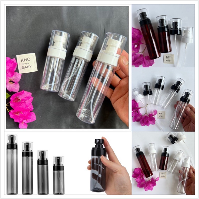 CHAI BODY MIST XỊT PHUN SƯƠNG 100ml / 50ml / 30ml - Chai nhựa XỊT GIỌT ...