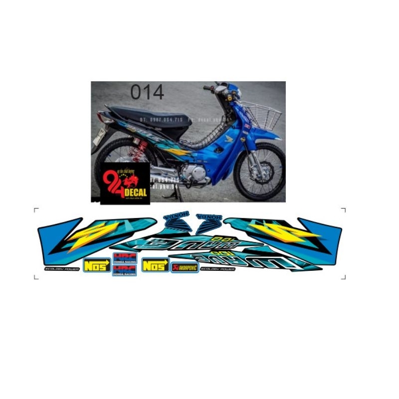 Mẫu tem Wave 100 đời đầu cao cấp chất liệu in 3 lớp ppf chống nước ...