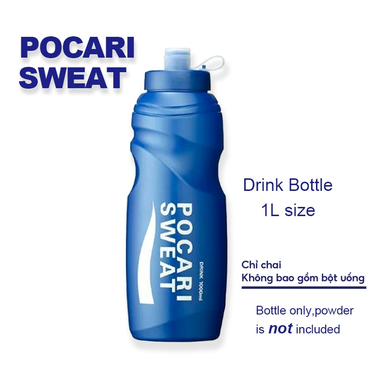 Bình nước logo POCARI SWEAT size 1L sản xuất tại Nhật Bản POCARISWEAT ...