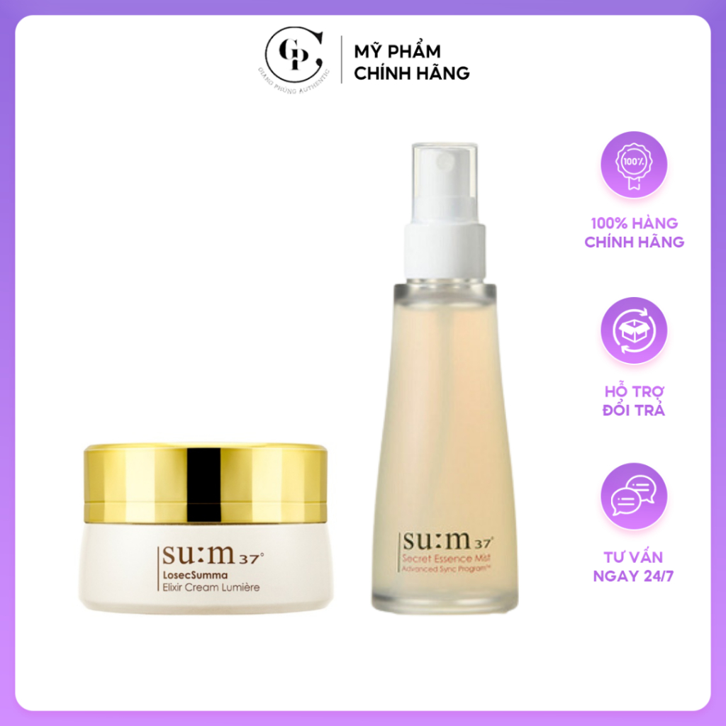 Kem dưỡng/ Xịt khoáng dưỡng nước thần Sum37 Secret Essence Mist - 60ml ...