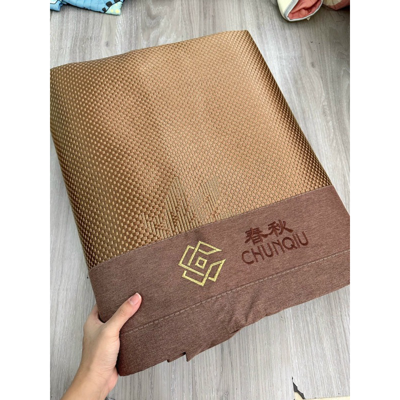 Chiếu mây điều hoà Chunqiu lót lụa, chiếu tơ tằm mát lạnh thoáng khí ...