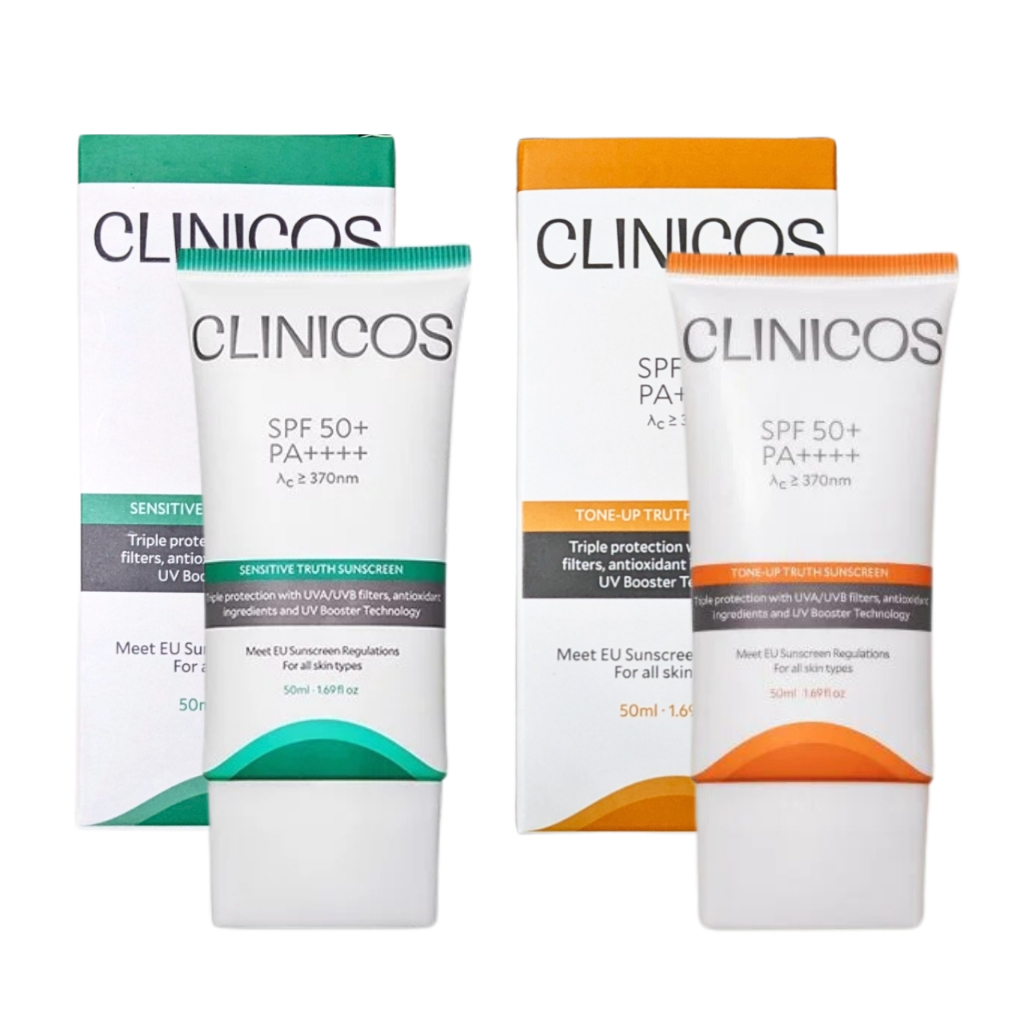 Kem chống nắng Clinicos Sensitive Sun Cream & Tone-Up Sun Cream SPF50 ...