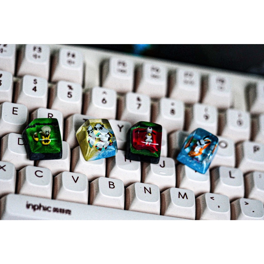 Snoopy keycap, keycap cho bàn phím cơ, charlie brown keycap | Shopee ...