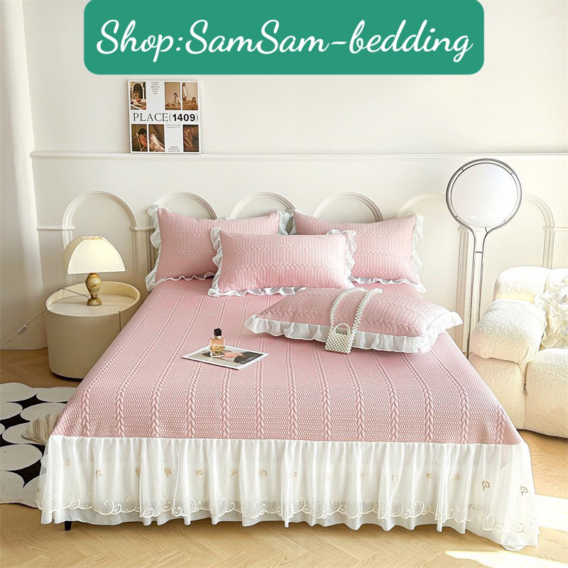 Chiếu điều hoà cao cấp băng lạnh phủ bèo điệu đà sang trọng và đẳng cấp sẵn tại SamSam-bedding ...