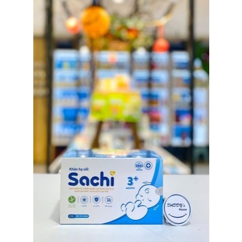 Khăn lau hạ sốt Sachi 3m+ (5 túi) | Shopee Việt Nam