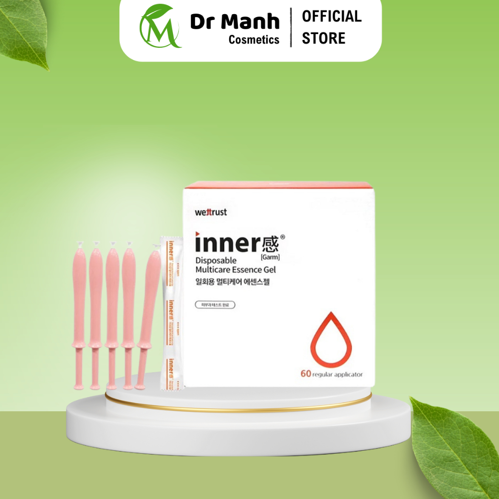 Combo 10 Ống Inner Gel Dưỡng Vùng Kín WETTRUST INNERGARM Disposable ...