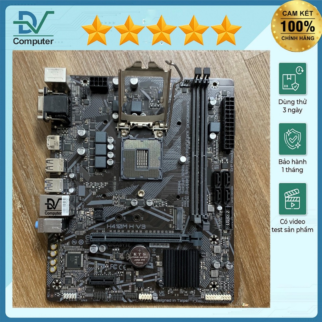 MAIN H410M-H V3 hãng GIGABYTE có cổng HDMI hàng đẹp bảo hành 1 tháng ...