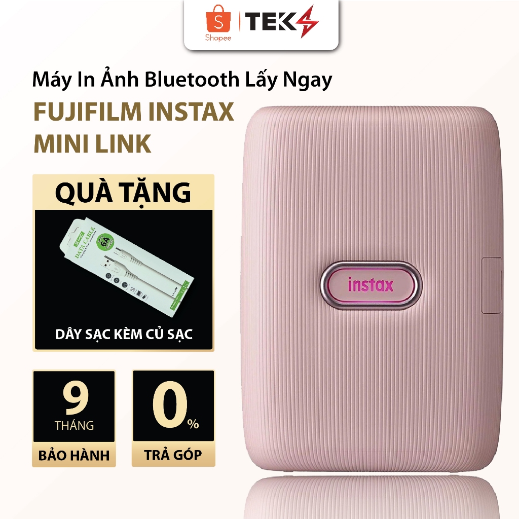 Fujifilm Instax Mini Link 1 - Máy in ảnh lấy liền - Kết nối Bluetooth ...