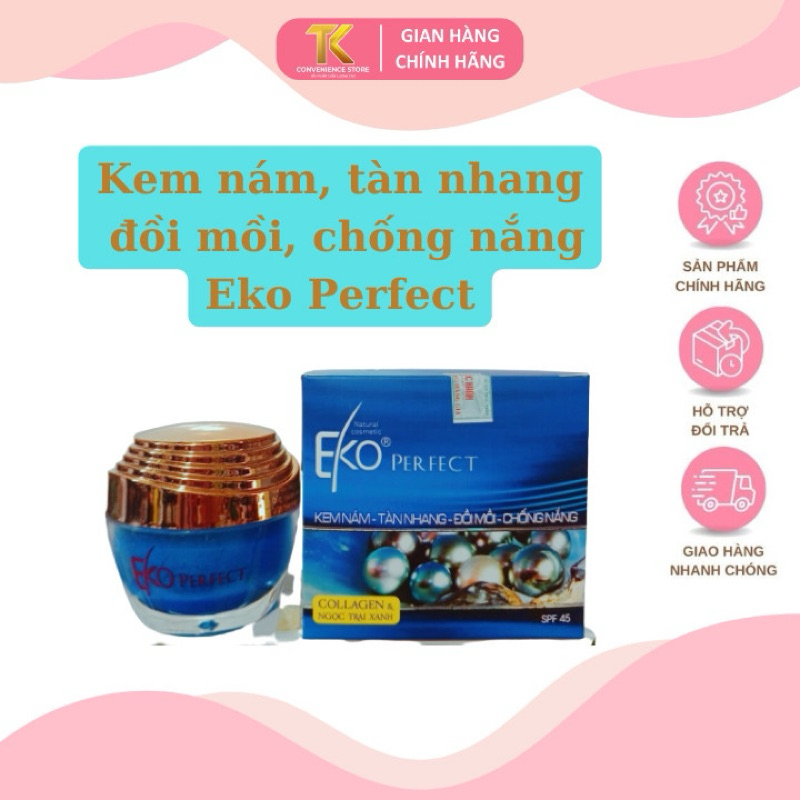 Kem EKO PERFECT nám, tàn nhang, đồi mồi, chống nắng EKO PERFECT 9g 15g 30g 50g | Shopee Việt Nam