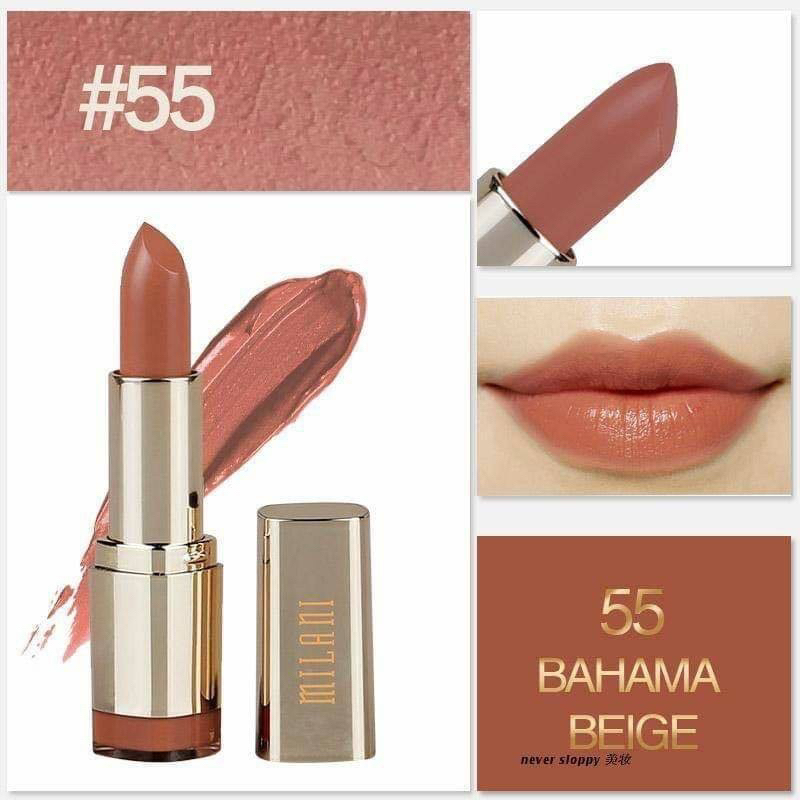 Son môi Milani Color Statement lipstick màu 55 Bahama Beige | Shopee ...
