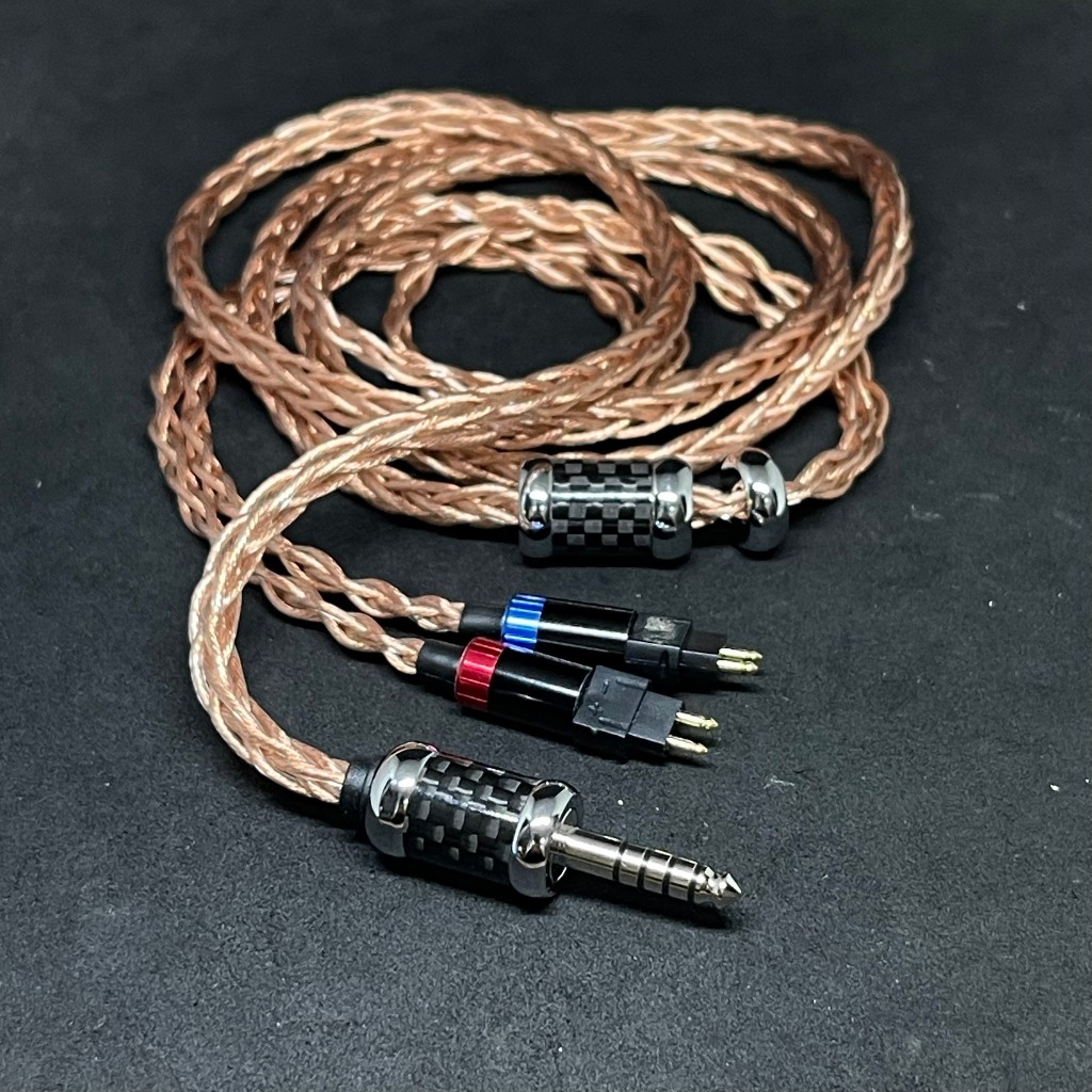 Dây tai nghe đồng 7NOCC Litz 23AWG 1.25mm tết 8 - Connector Sennheiser ...
