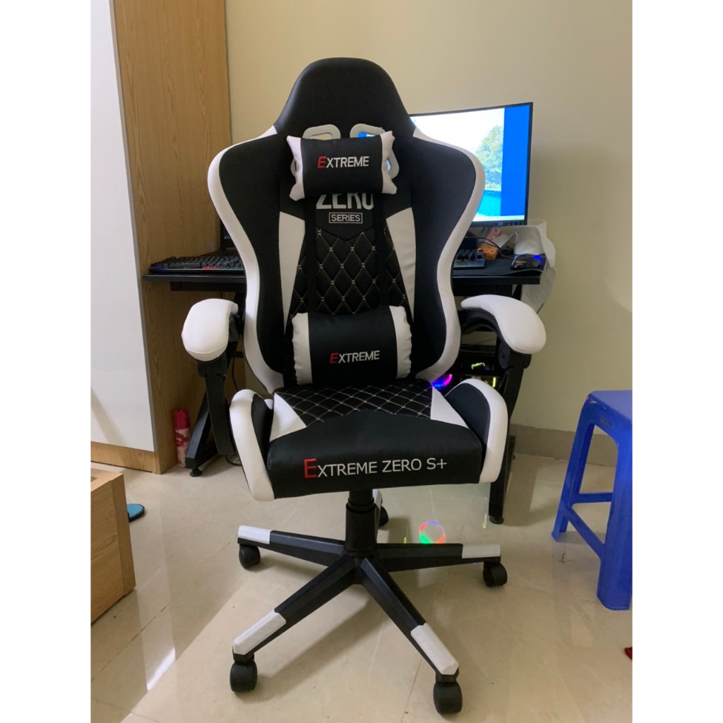 Ghế Gaming Zero S+ Mẫu Mới, có xoay, ngả 145 độ, chỉnh coa thấp ...