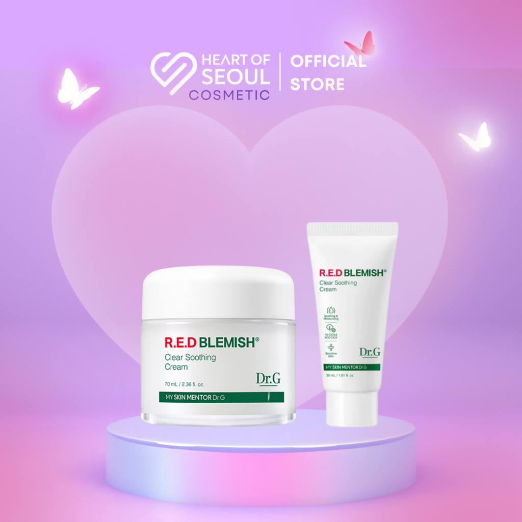 Kem dưỡng Dr.G DrG Red Blemish Clear Soothing Cream 70ml (Bill Hàn) | Shopee Việt Nam