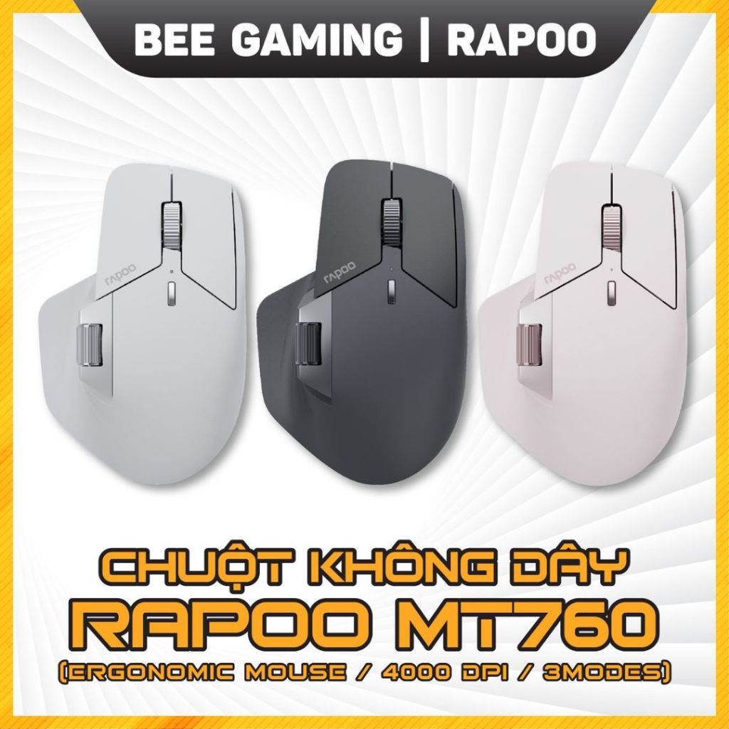 Chuột không dây cao cấp Rapoo – MT760 (Công nghệ truyền màn hình chéo ...