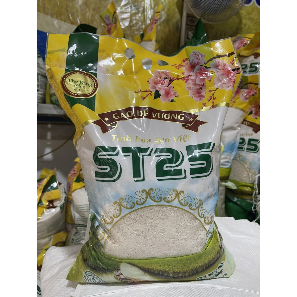 [hava.foods] Gạo Đế Vương ST25 Loại 1 Bao 5Kg, Gạo Ngon Nhất Thế Giới ...